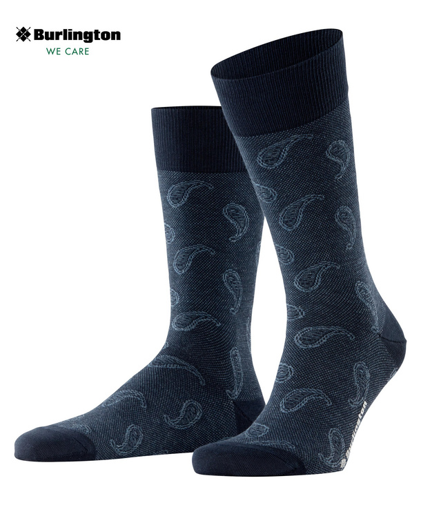 Paisley Hommes Chaussettes (Bleu) | Burlington