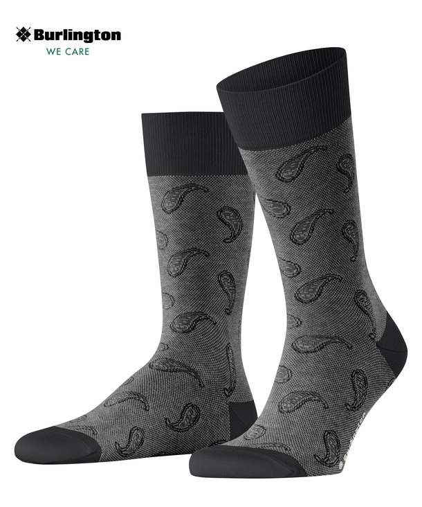 Paisley Hommes Chaussettes (Noir) | Burlington